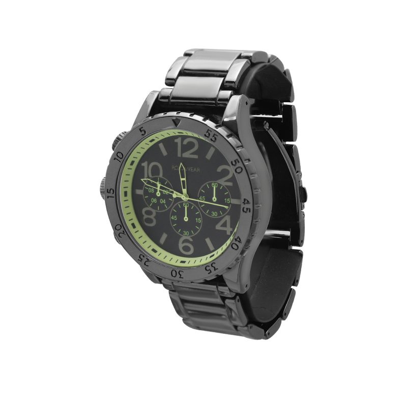 Rocawear Quartz Men Black Watch - Brands4less