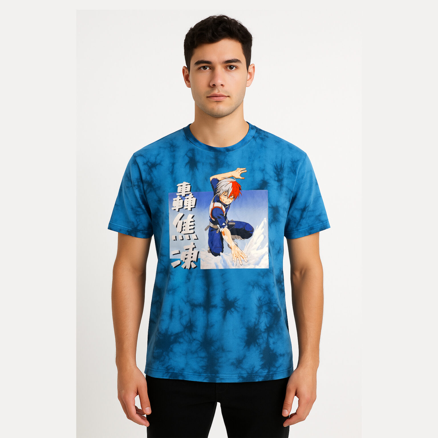 Shoto Todoroki Tie-Dye Anime T-Shirt – My Hero Academia - Brands4less